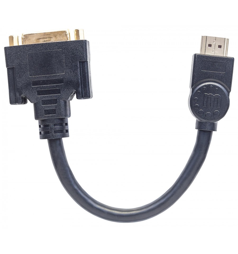 Cavo Adattatore HDMI a DVI-D IADAP HDMI-DVI-002 Manhattan Cavo Adattatore HDMI a DVI-D IADAP HDMI-DVI-002 Manhattan